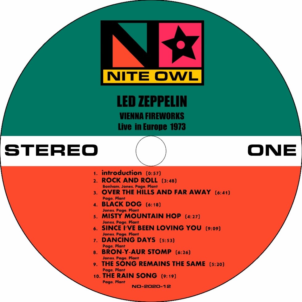 BOOTLEGS: Led Zeppelin, Vienna 16/03/1973 (new 4 source matrix ...